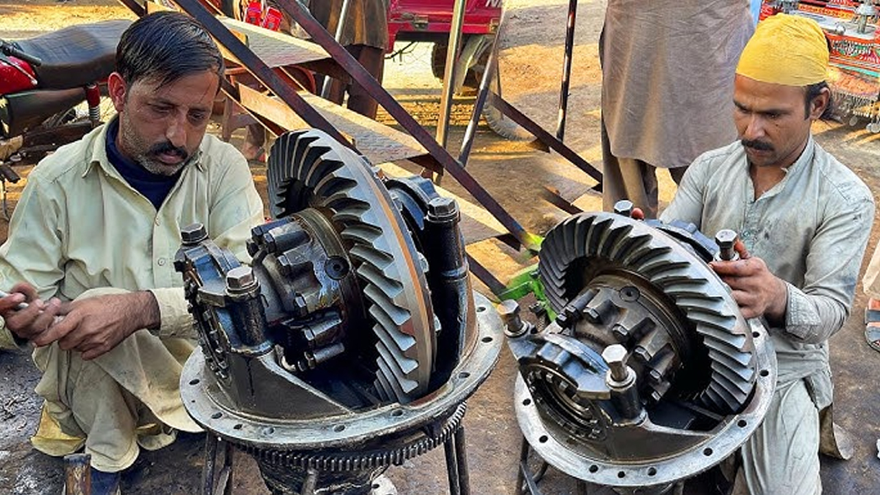 Bringing a Worn-Out Differential Gear Back to Life