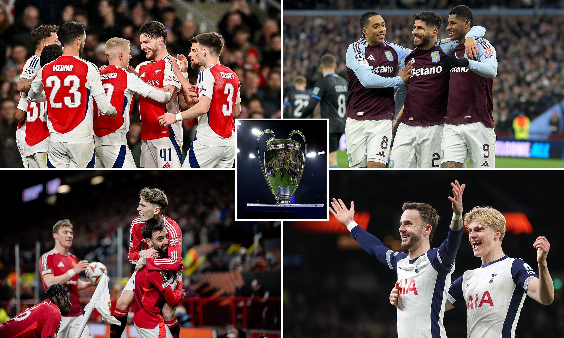 Revealed: How Premier League could secure SEVEN Champions League places ...