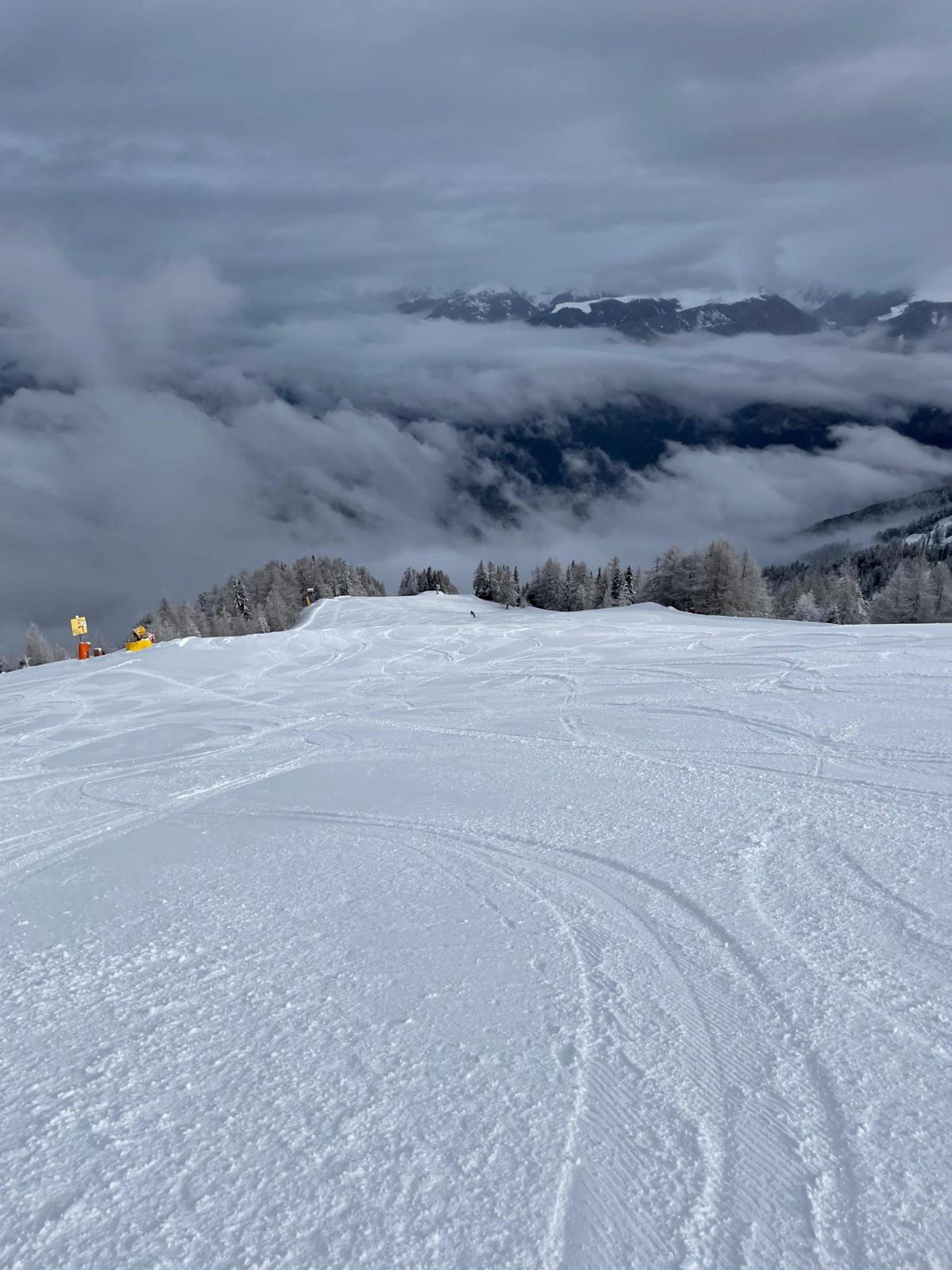 Peterlin, 'a Ladurns caduti 95 cm di neve'