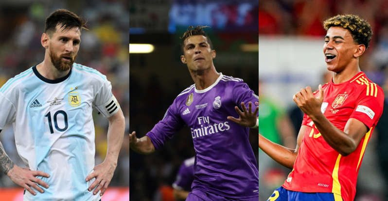 Les 100 premiers matchs : Comparaison entre Messi, Ronaldo et Yamal Les 100 premiers matchs : Comparaison entre Messi, Ronaldo et Yamal
