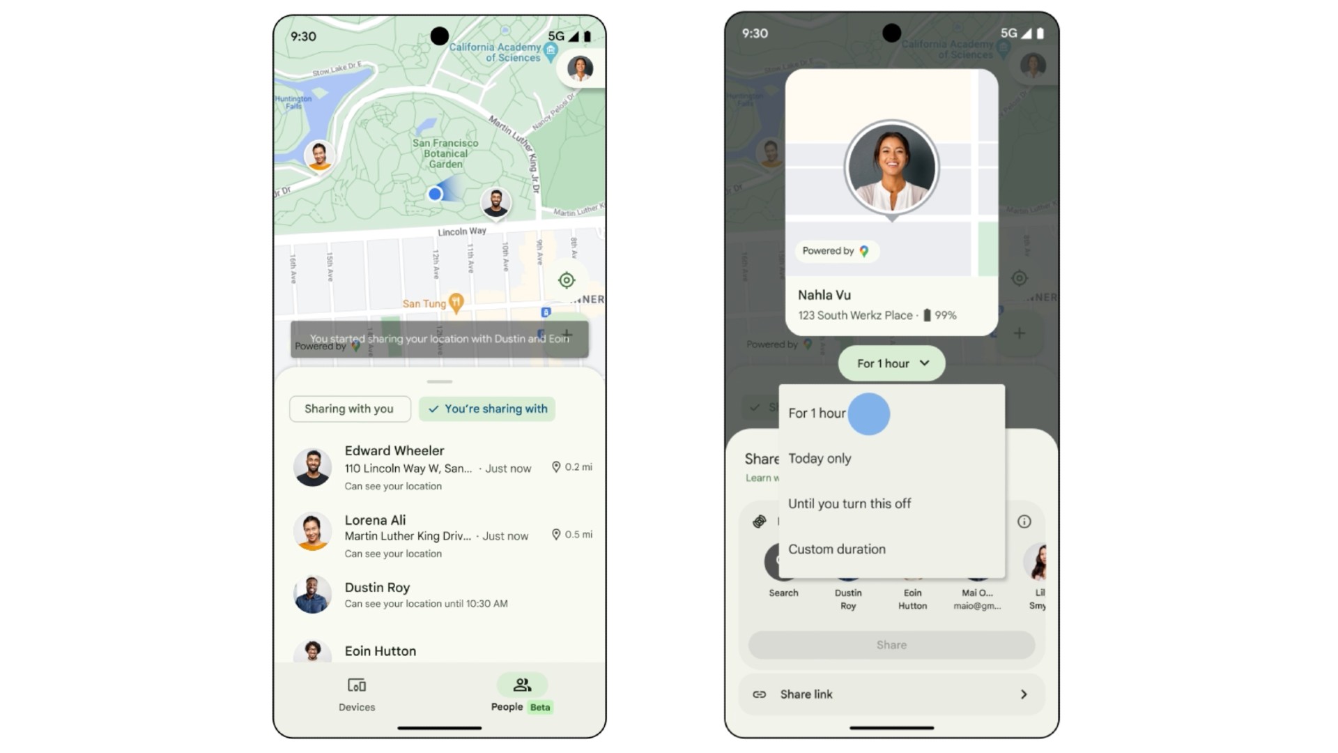 Google's Find My Device app can now show your contacts’ real-time locations