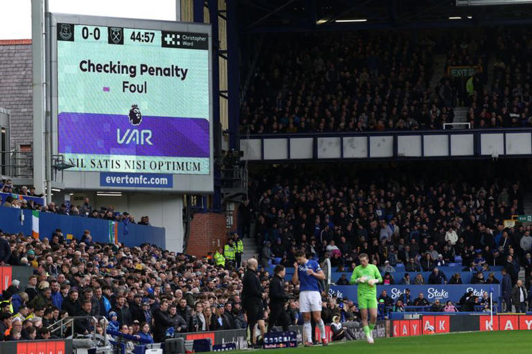 Premier League release statement after another Everton penalty ...