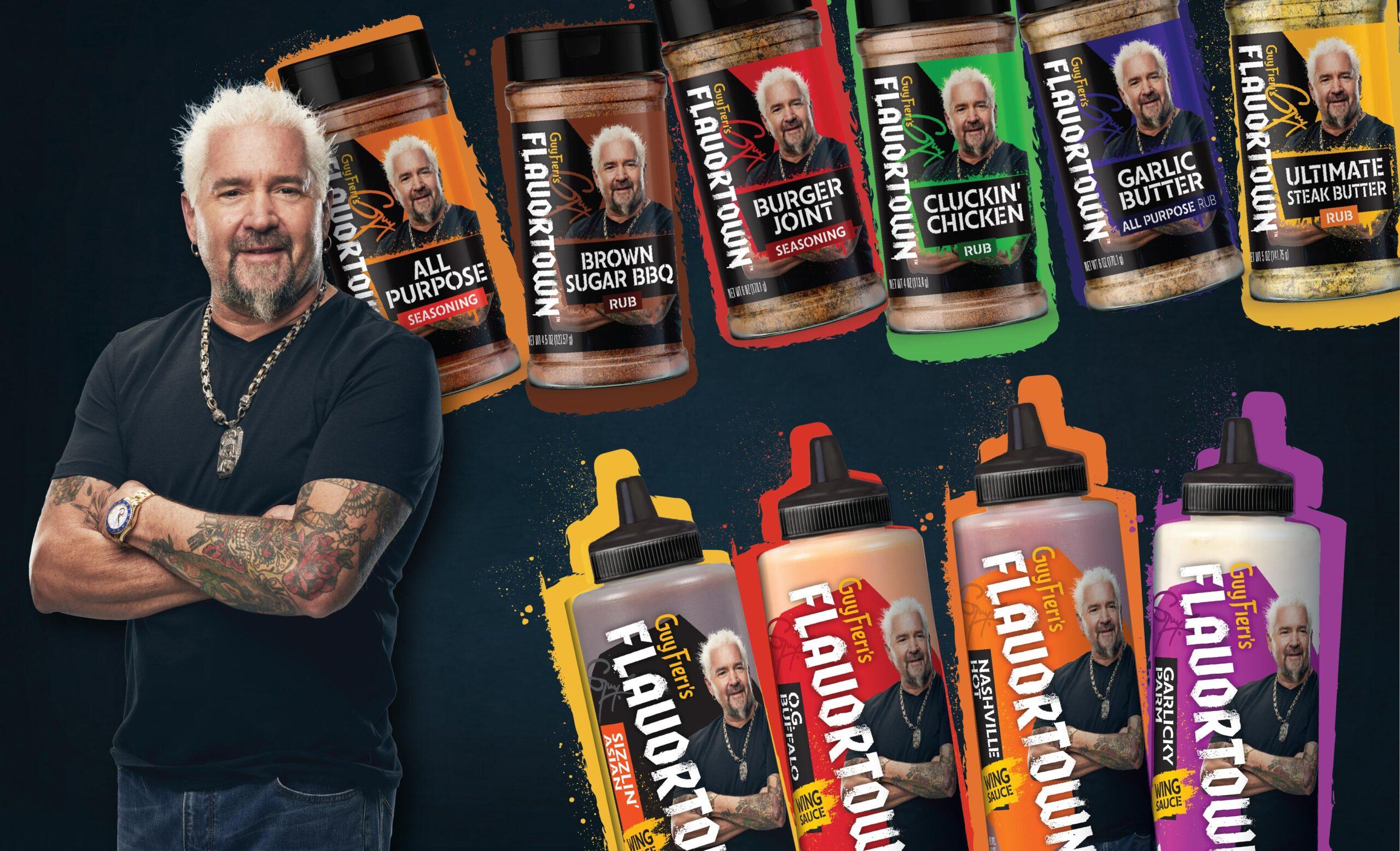 Guy Fieri Turns Up The Heat With New Flavortown Sauces & Rubs: 'I Like ...
