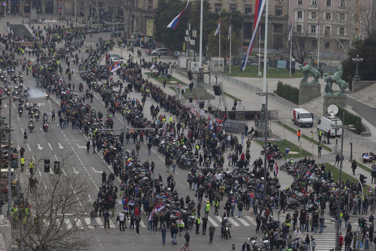 Over 100,000 people join protest rally in Belgrade against Serbia's ...