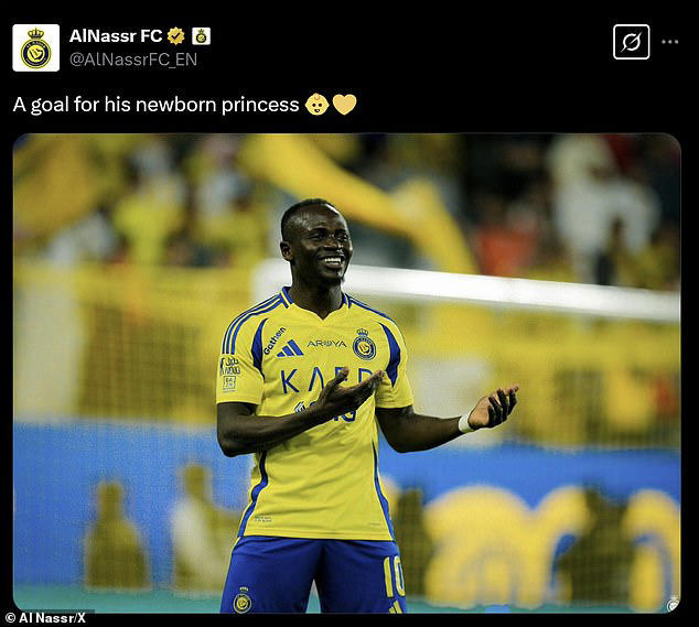 Sadio Mane, 32, welcomes first child with his wife Aisha Tamba, 19 ...