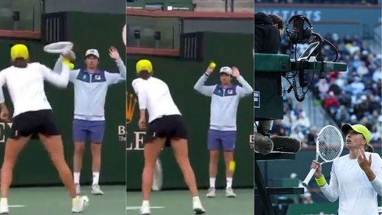 Iga Swiatek scares ball kid in epic meltdown, makes anger known to ...