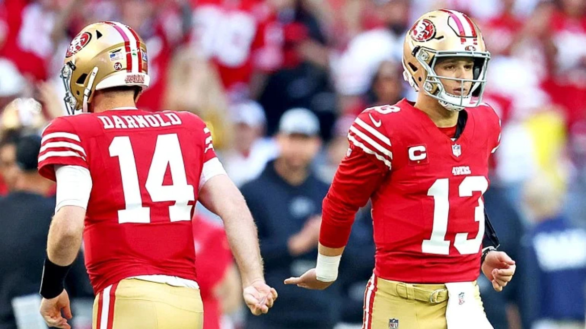 49ers Purdy Credited With Taking Darnold From Bust to Boom