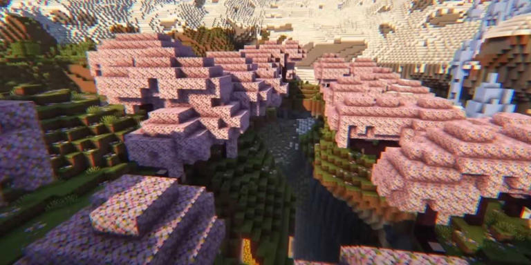 20 Best Minecraft Seeds For Cherry Blossom
