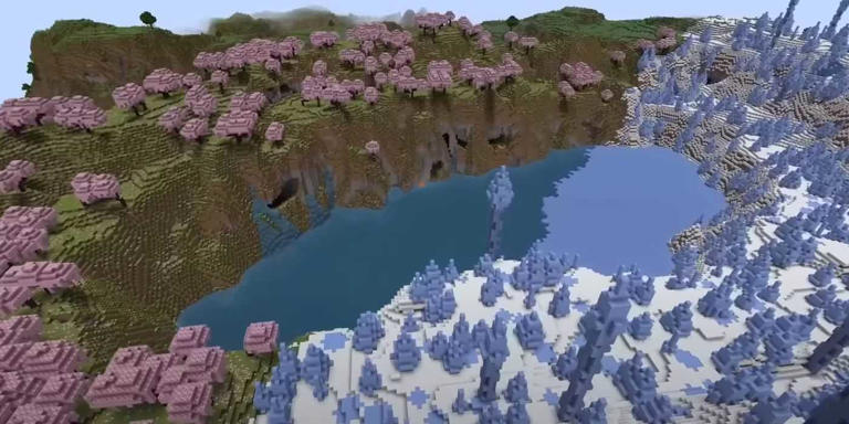20 Best Minecraft Seeds For Cherry Blossom