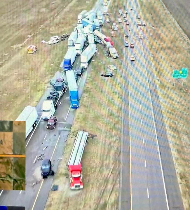 8 people dead in massive western Kansas I-70 crash involving more than ...