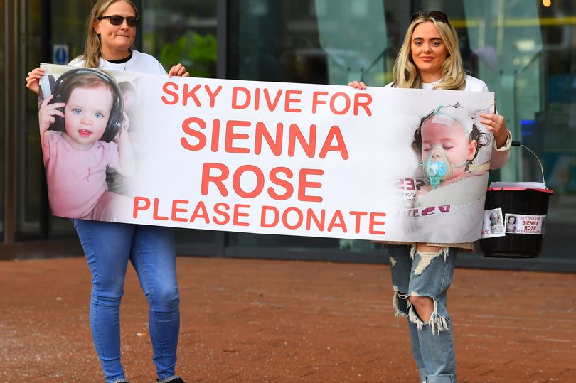 Photos show emotional moment Sienna-Rose arrived at Alder Hey Children ...