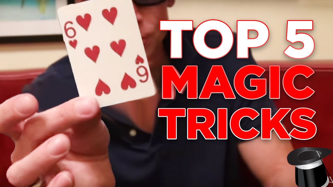 Learn 5 magic tricks you can do at home (revealed!)