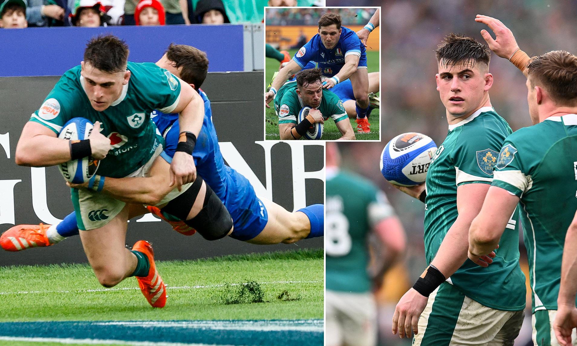 Italy 17-22 Ireland: Dan Sheehan hat-trick propels Ireland to bonus ...
