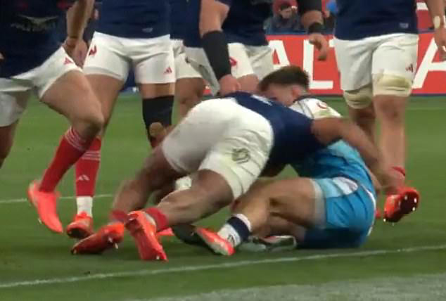 France star avoids red card for FLYING HEADBUTT in win over Scotland as ...