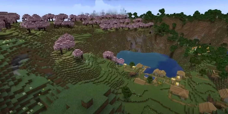 20 Best Minecraft Seeds For Cherry Blossom