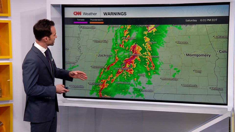 CNN’s Derek Van Dam describes ‘chaotic nature’ of sweeping storm system