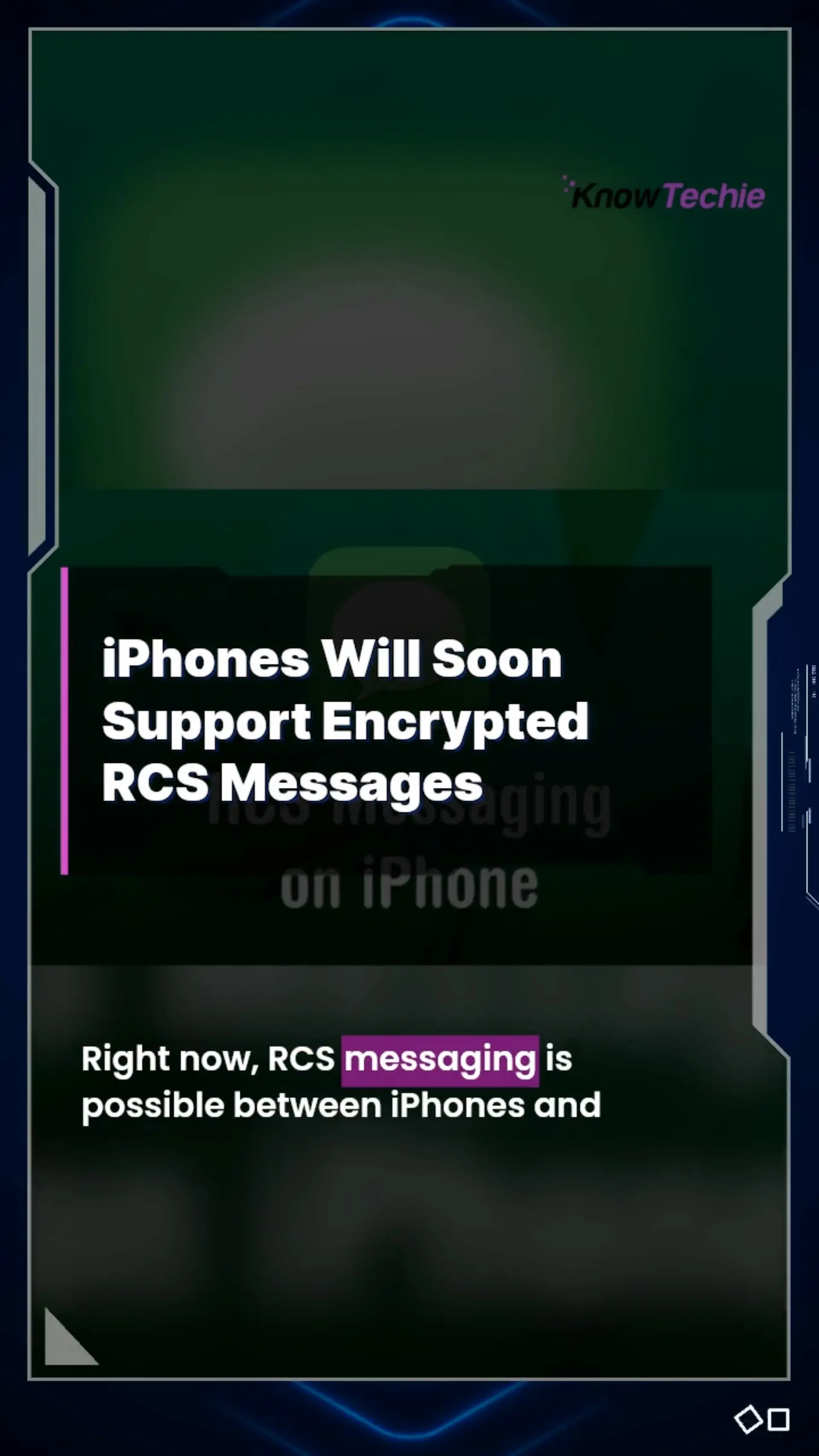 iPhones Will Soon Support Encrypted RCS Messages