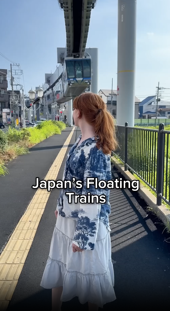 Floating trains in Japan?