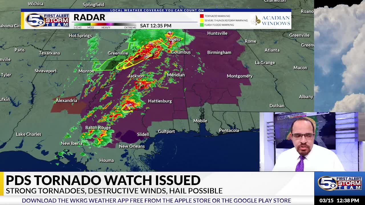 PDS TORNADO WATCH issued