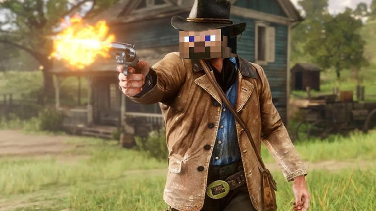 Alguém está recriando o mapa de Red Dead Redemption 2 no Minecraft e o ...