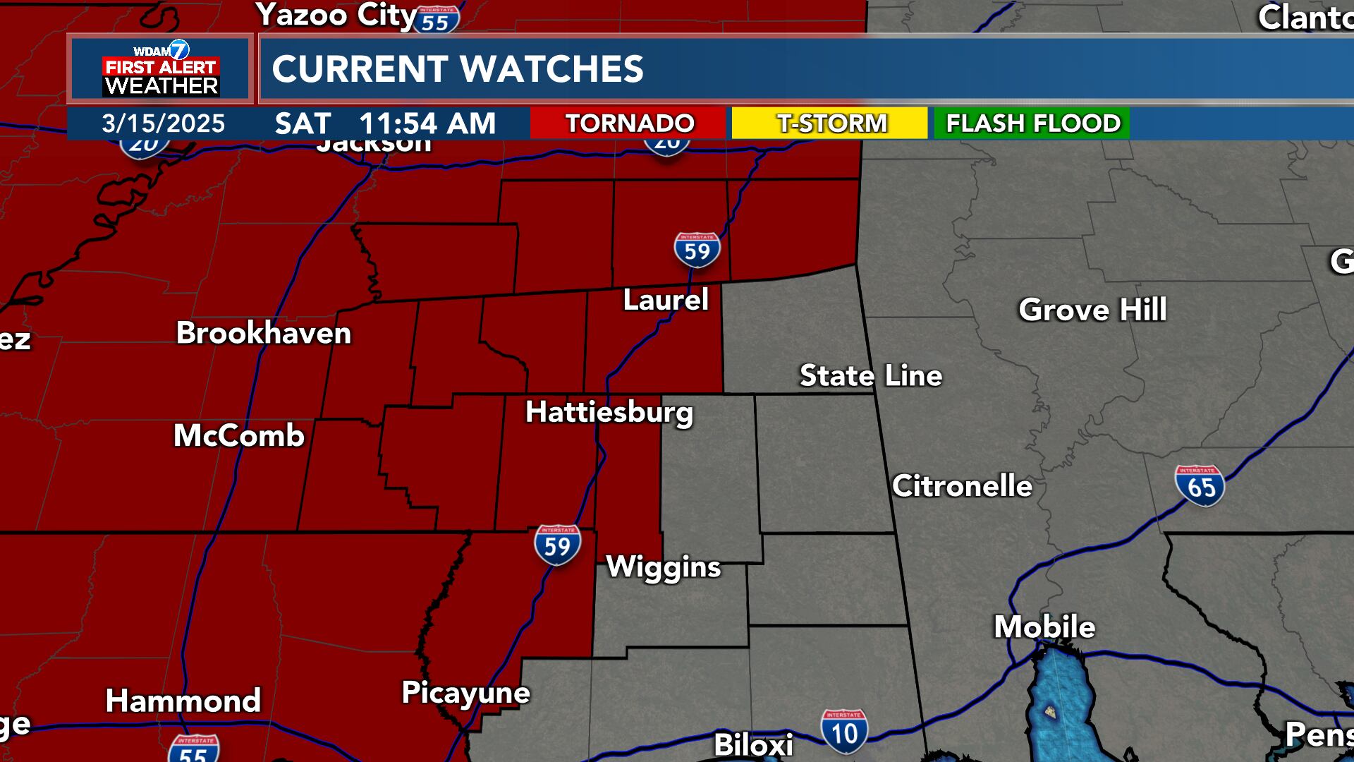 Tornado watches issued; severe thunderstorm timing begins