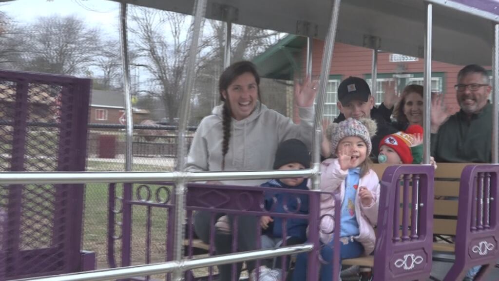 Gage Park mini-train and carousel opens for kids and families to enjoy