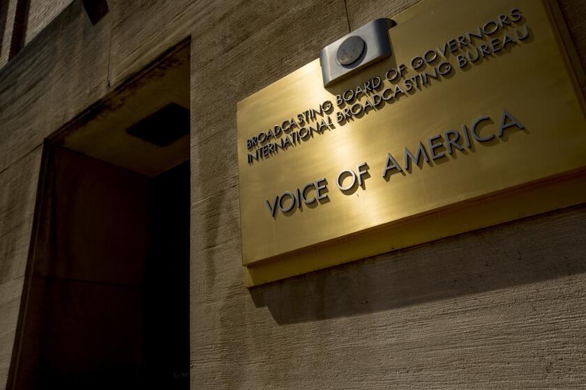 Trump signs order to cut staff at Voice of America and other organizations