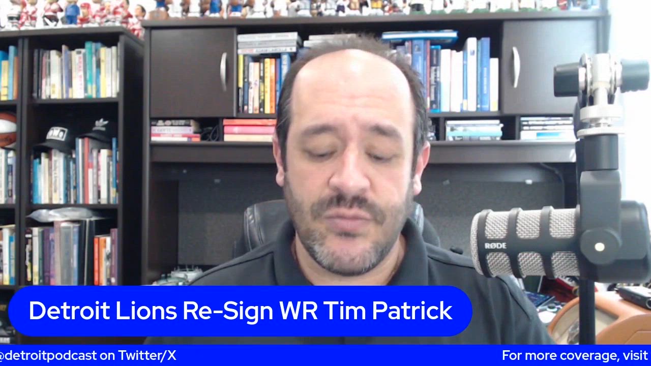 Detroit Lions Re-Sign WR Tim Patrick