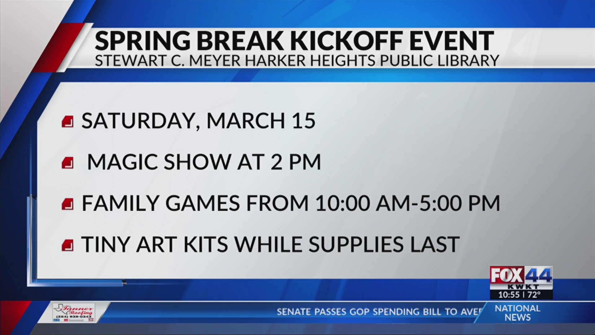 Spring Break events in Bell County