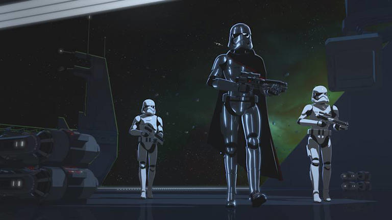 Captain Phasma shines in her extended role in Star Wars Resistance