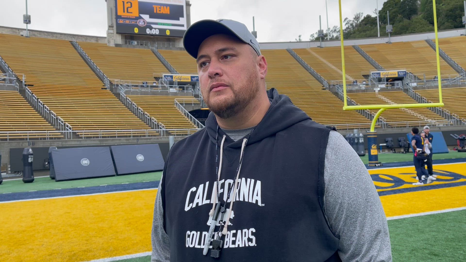 Cal's New Offensive Line Coach Has Lofty Hopes For His Group