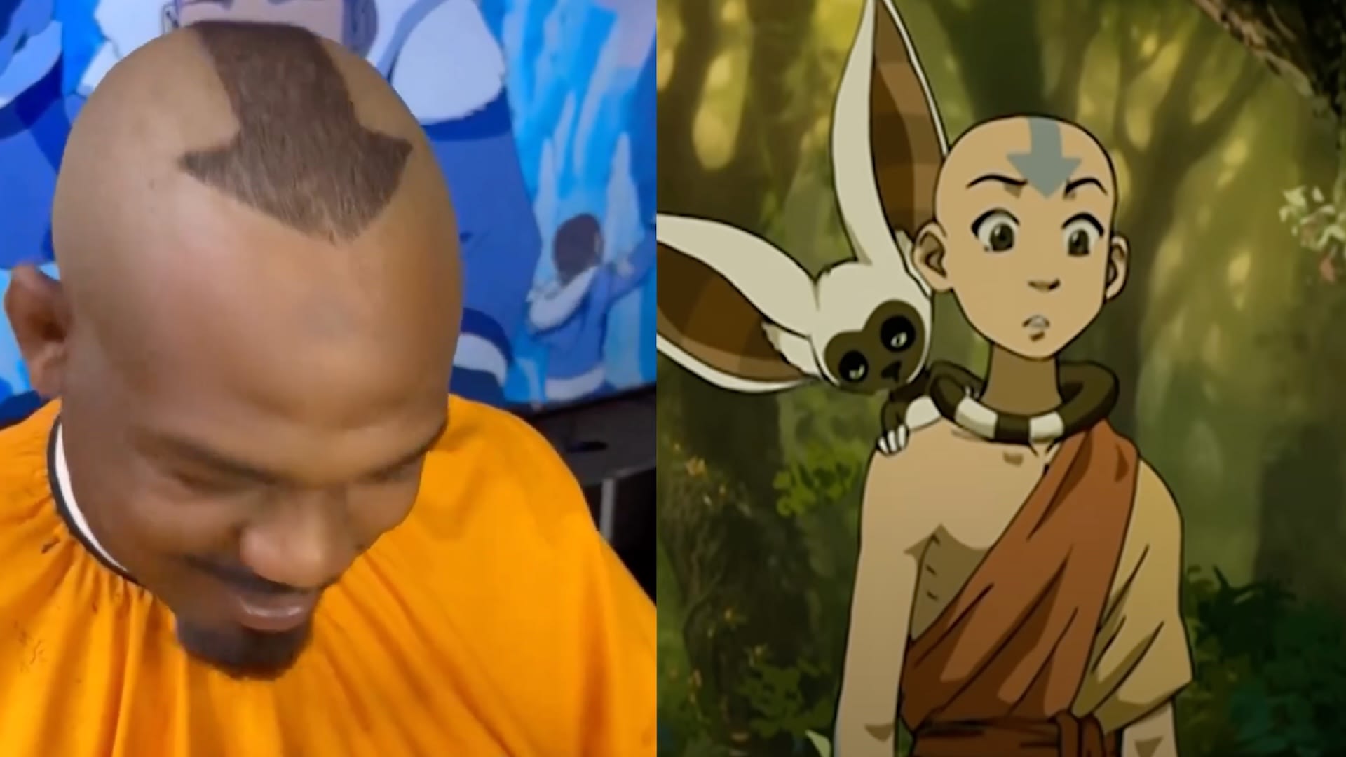 Jon Jones' New Haircut Makes Him Look Like Aang From 'Avatar: The Last ...