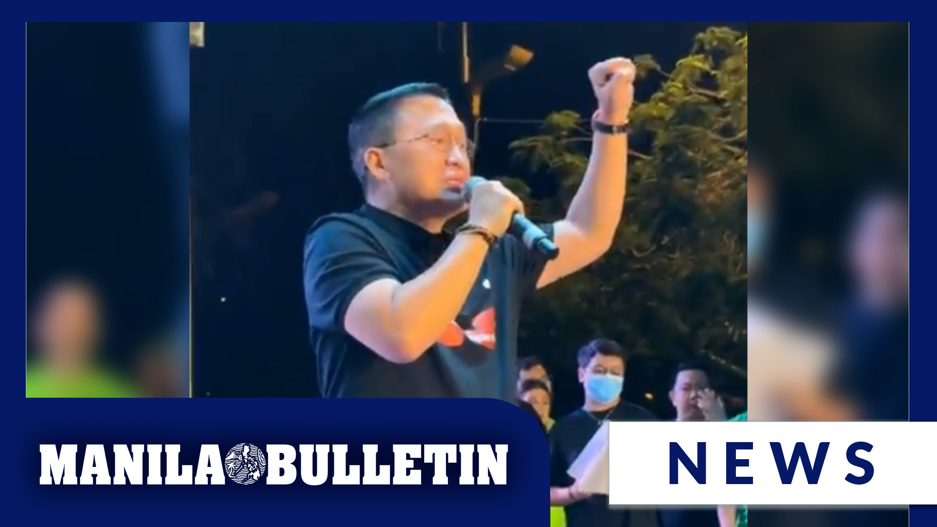 Senator Bong Go gets emotional at ‘Bring Him Home’ rally for ex-Pres ...