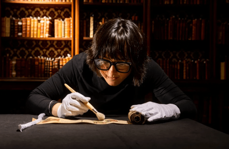 After 500 years:Rare medieval Arma Christi scroll discovered in Bar Convent shoebox goes on display