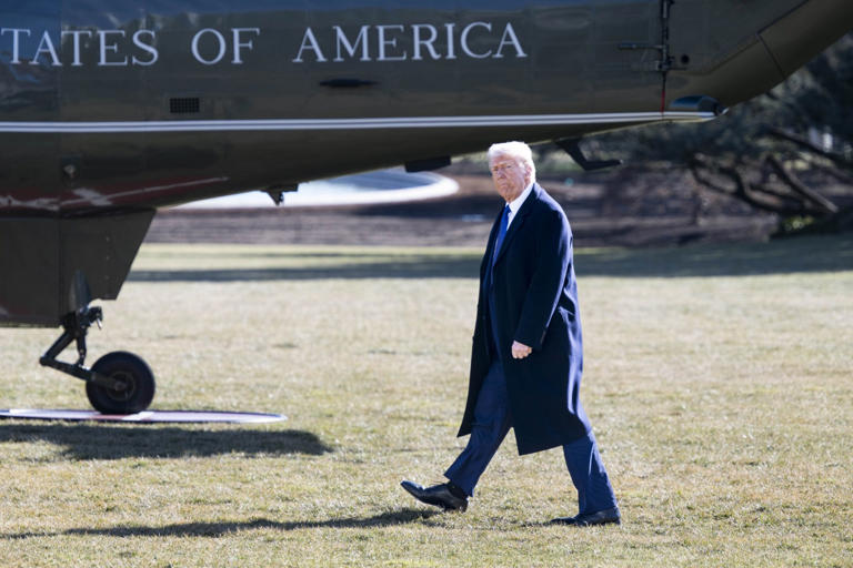 What's going on with Trump's legs?