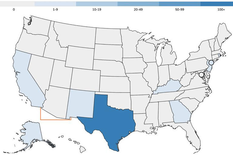 Map reveals which US states are hardest hit by measles as cases spike ...