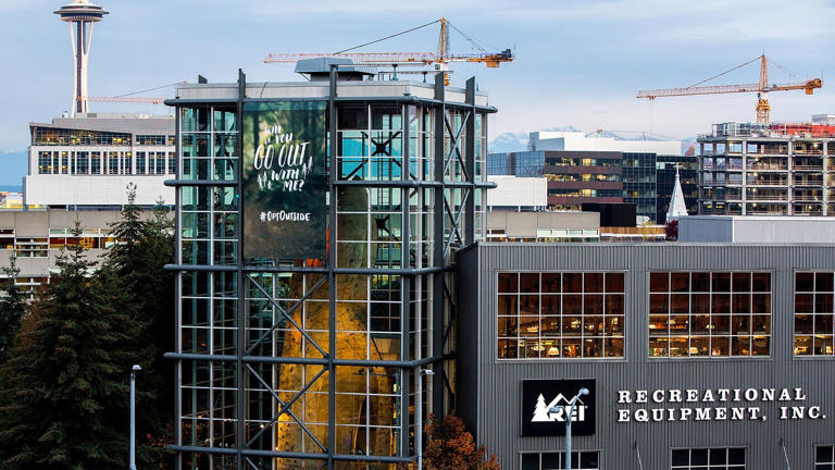 REI rally at Seattle's flagship store amid member frustrations