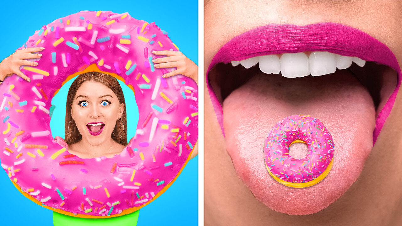 KING-SIZE MEALS VS. TINY SNACKS | Ultimate School Food Challenge