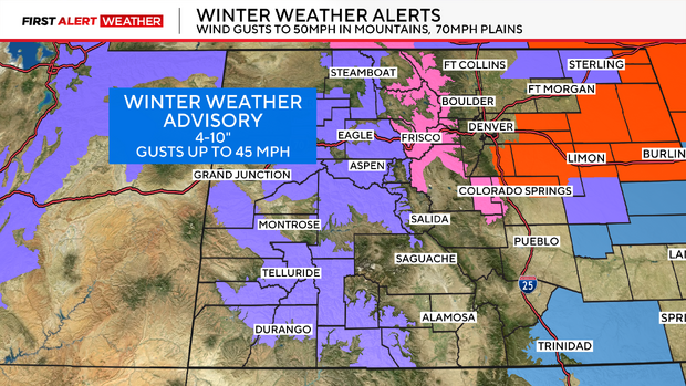 A strong winter storm will impact the mountains of Colorado, blizzard ...