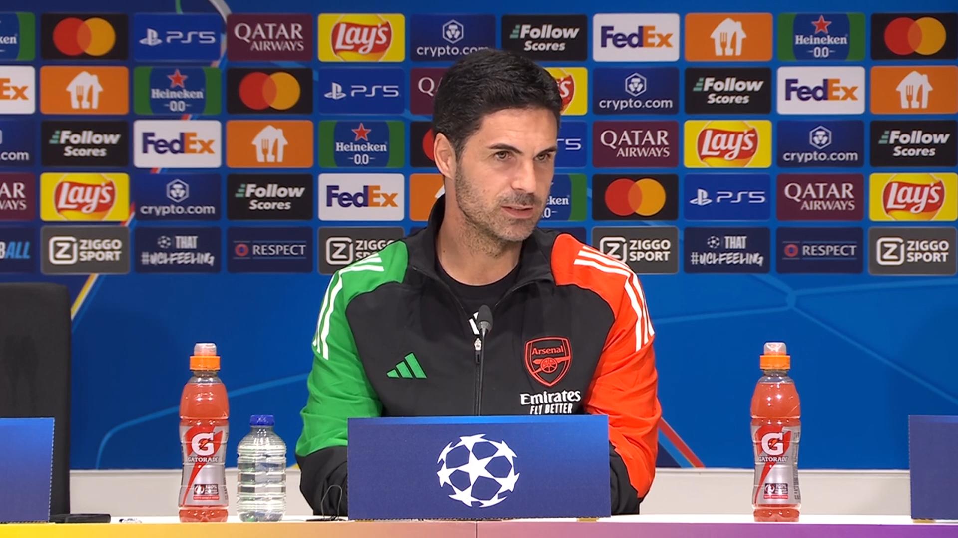 Champions League knockouts 'puts everybody on their toes' - Arteta
