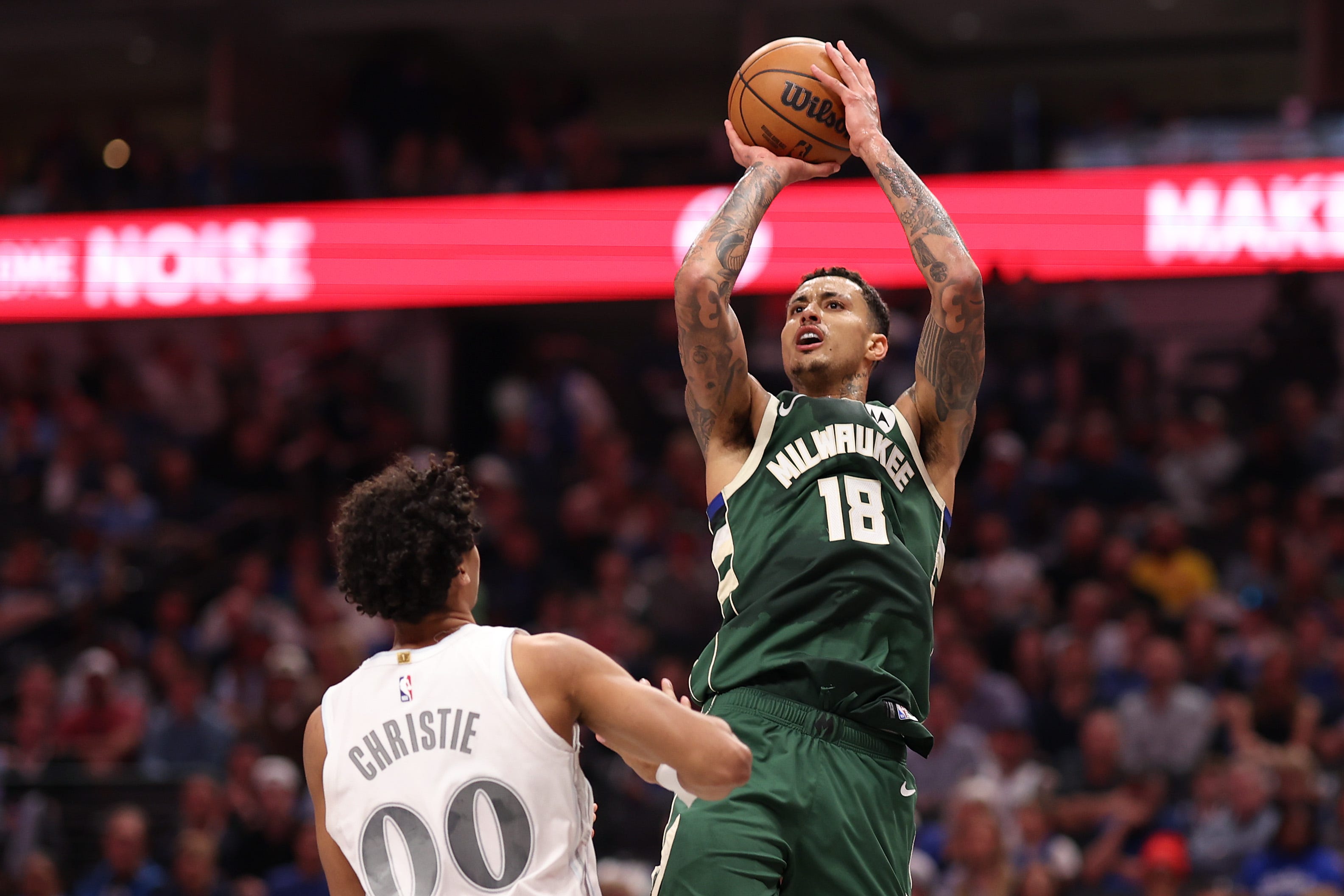 Milwaukee Bucks forward Kyle Kuzma updates his status after spraining ankle
