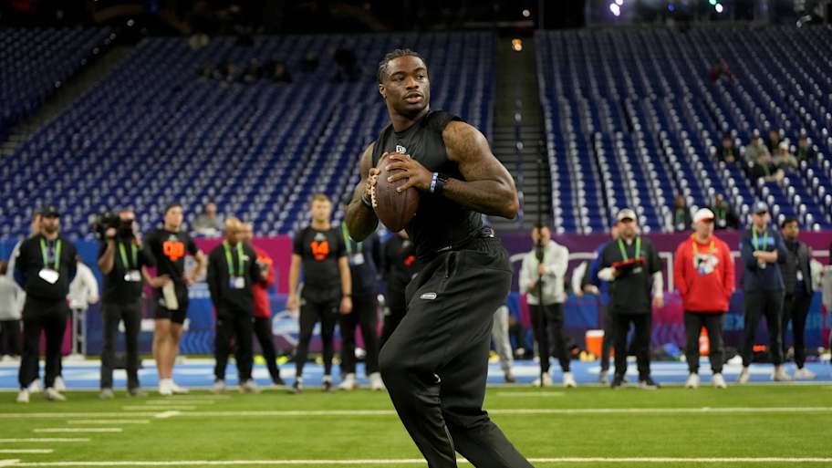 How Alabama's Jalen Milroe Opened Eyes at the NFL Combine