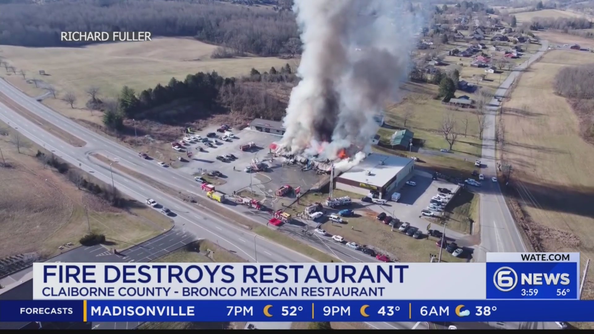 Body found after fire in Harrogate destroys restaurant