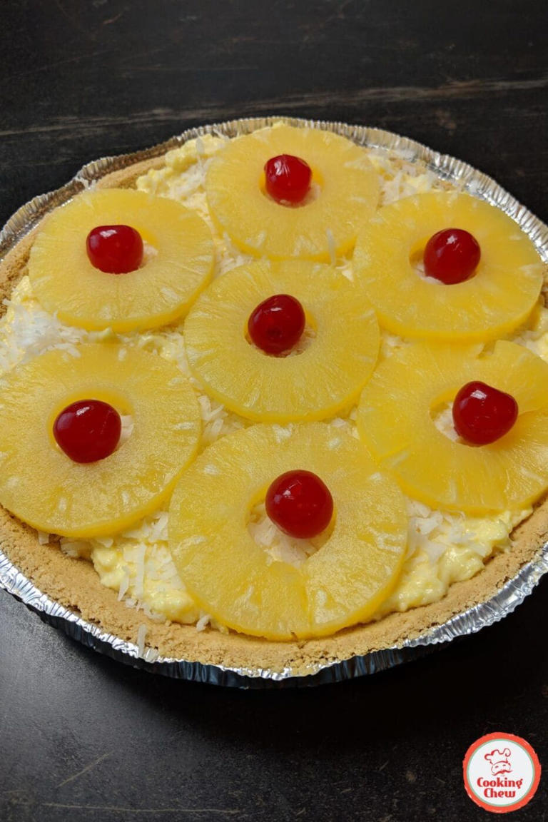 Tropical Fruit Potluck No Bake Pie – Easy & Refreshing Dessert