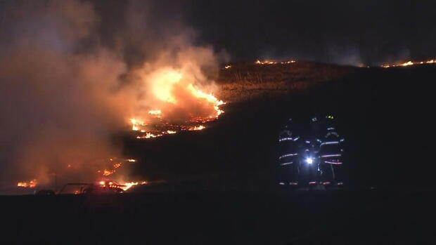 Strong winds fuel South Jersey wildfires, fire in Pennsville Township ...