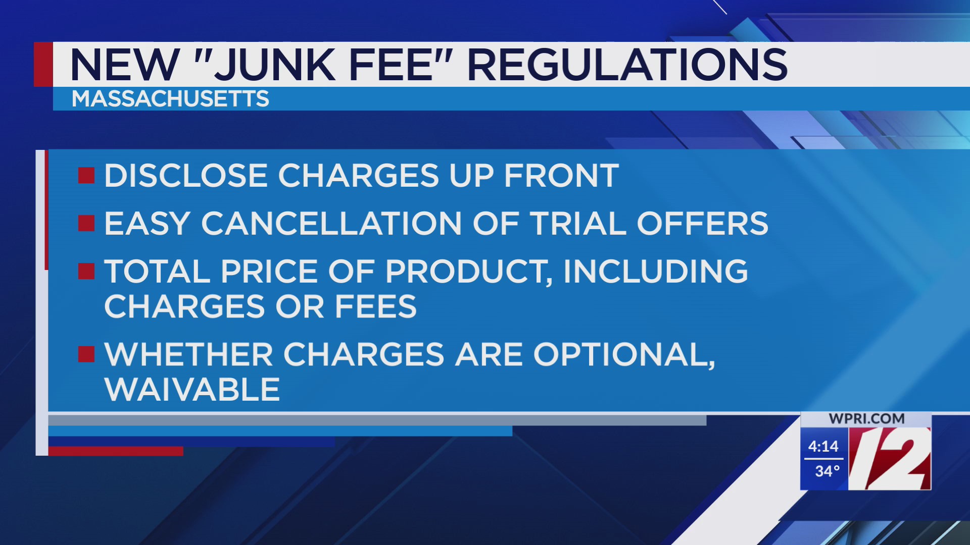 New Mass. "junk fee" regulations go into effect on Sept . 2