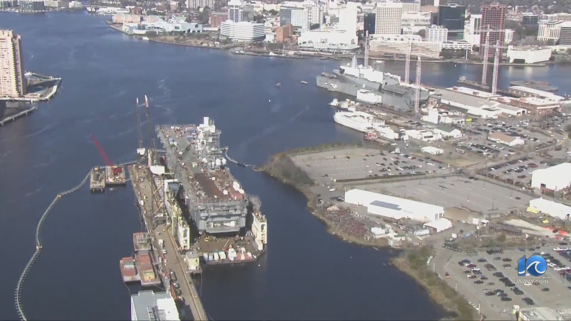 Shelter in place order at Norfolk Naval Shipyard
