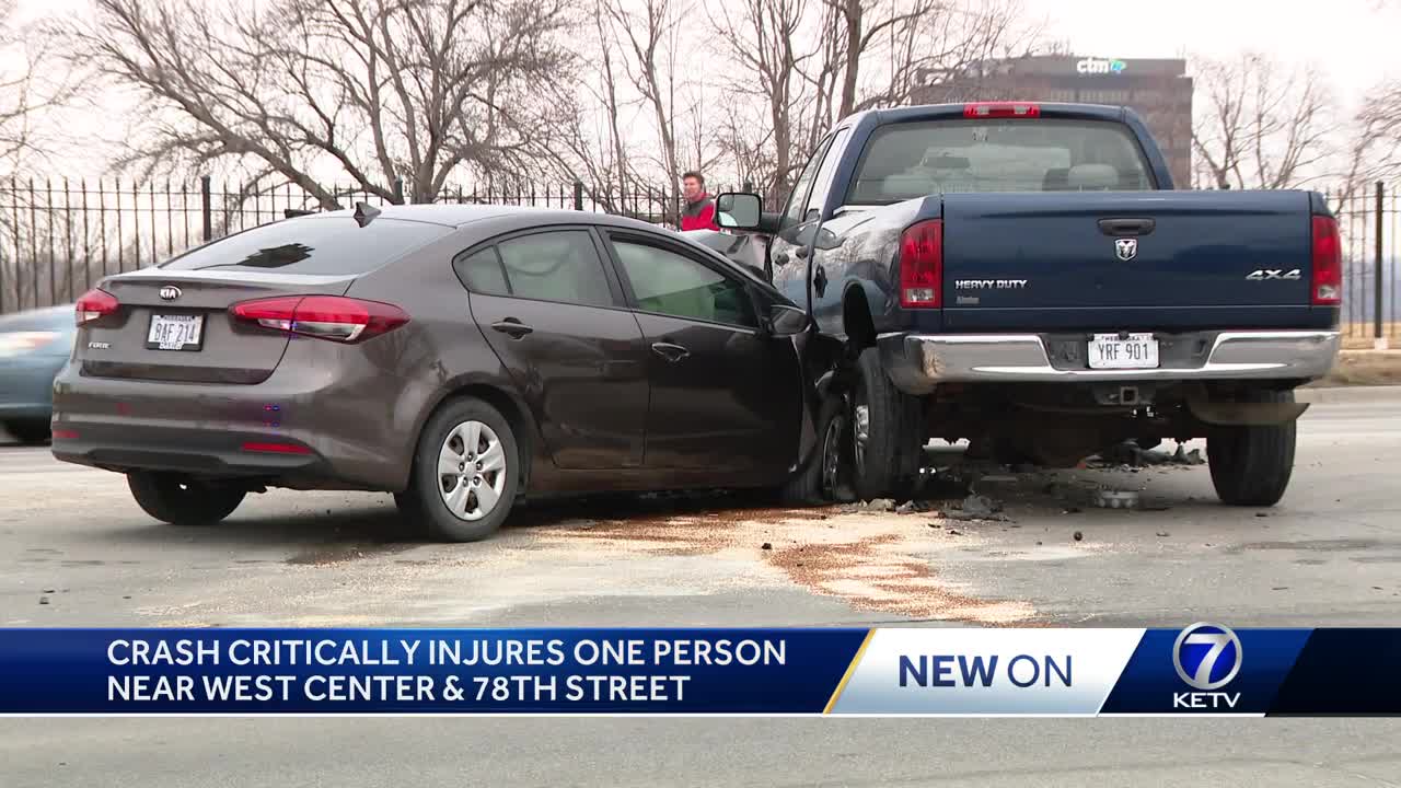 Crash critically injures one person in Omaha