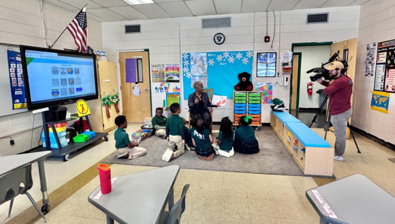 GALLERY: Ramah Junior Academy welcomes WSAV’s Kim Gusby