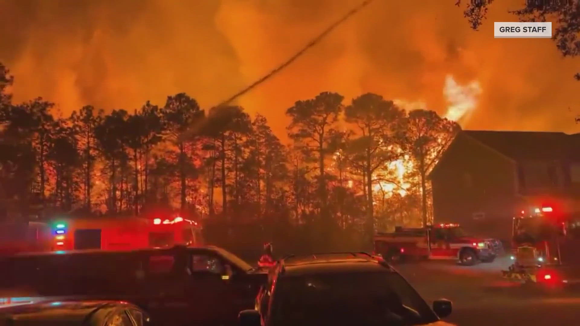 5 wildfires burning in South Carolina